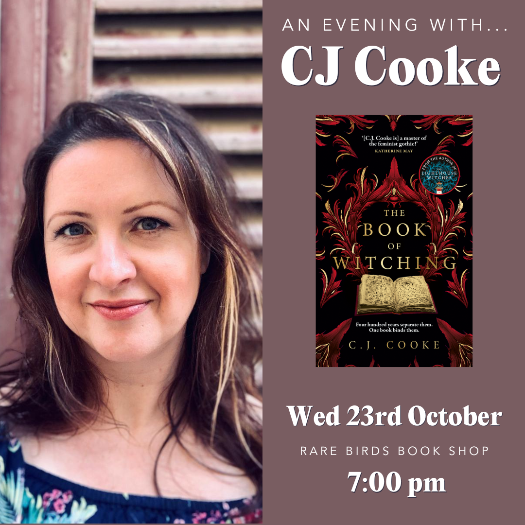 Talking Witches With CJ Cooke - Rare Birds Book Shop Edinburgh – Rare ...